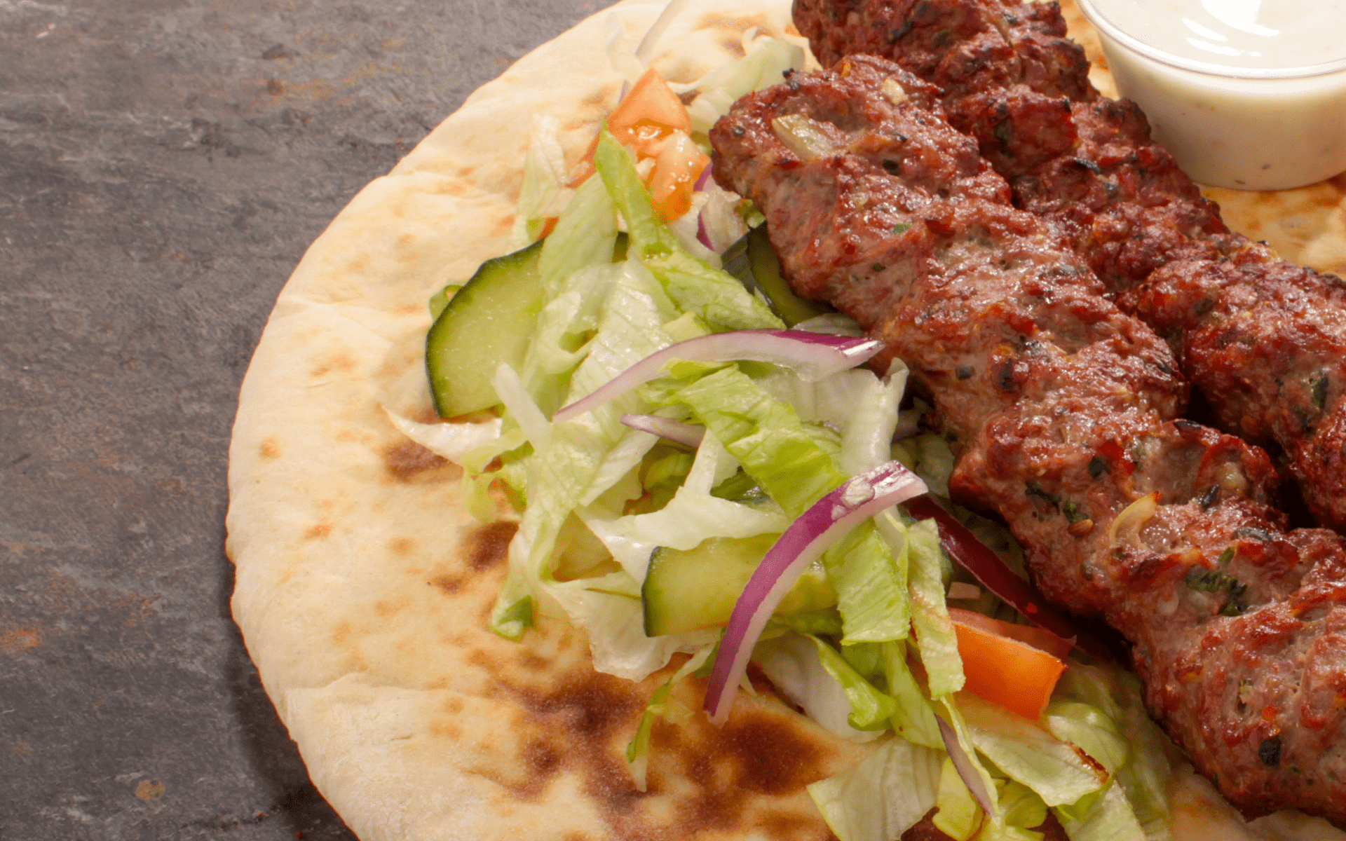 Delicious Kafta Sandwich | Shawarma Andalos