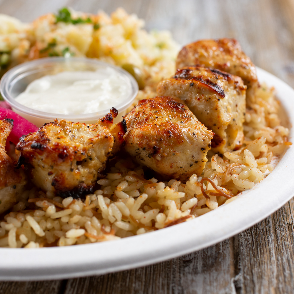Shish Tawouk Platter - Shawarma Andalos