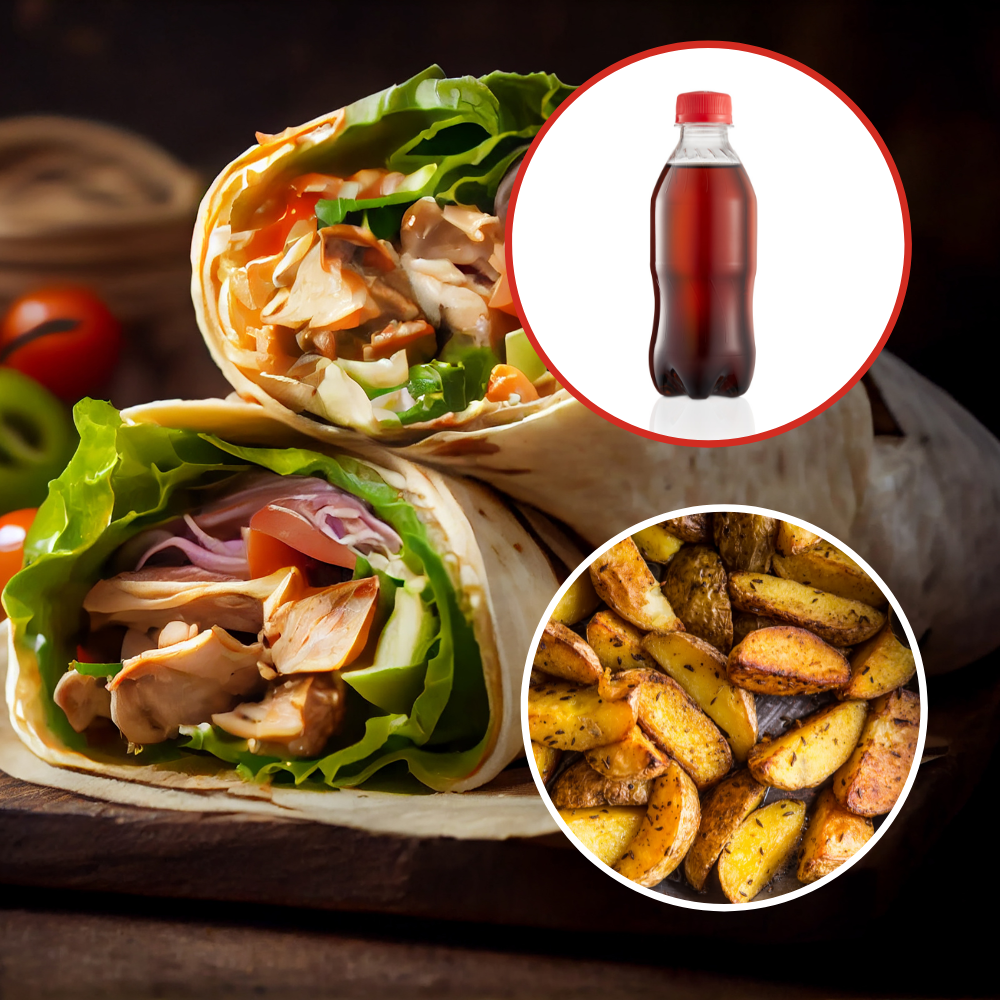 Shawarma Chicken Sandwich Combo | Shawarma Andalos