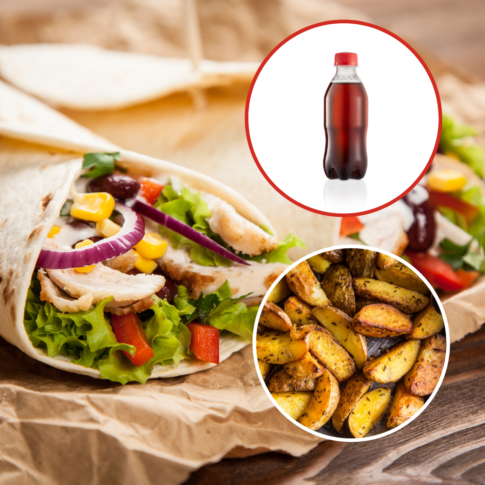 Delicious Mix Shawarma Sandwich Combo - Shawarma Andalos